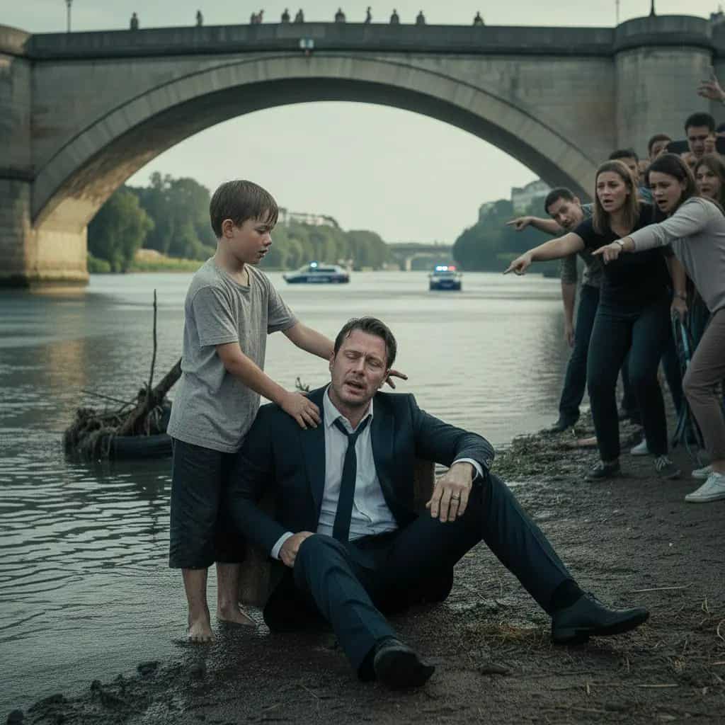 Le garçon et l’homme de la rivière